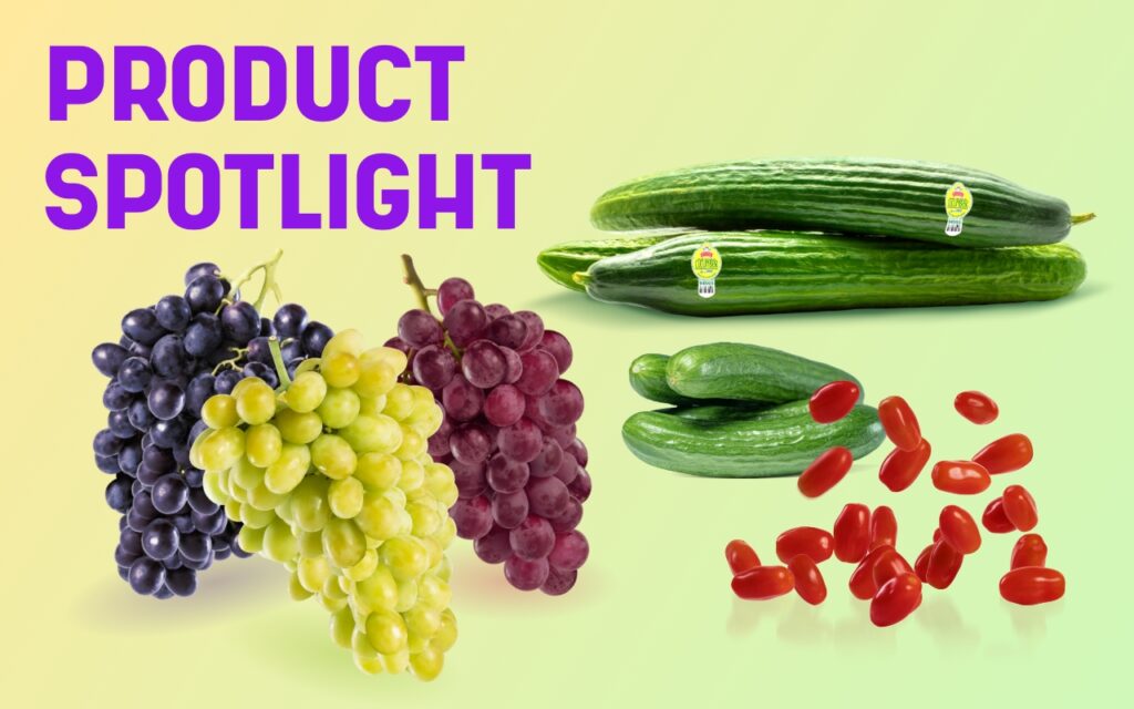 Product Spotlight: Table grapes from Peru, Cucumbers and Grape Tomatoes ...